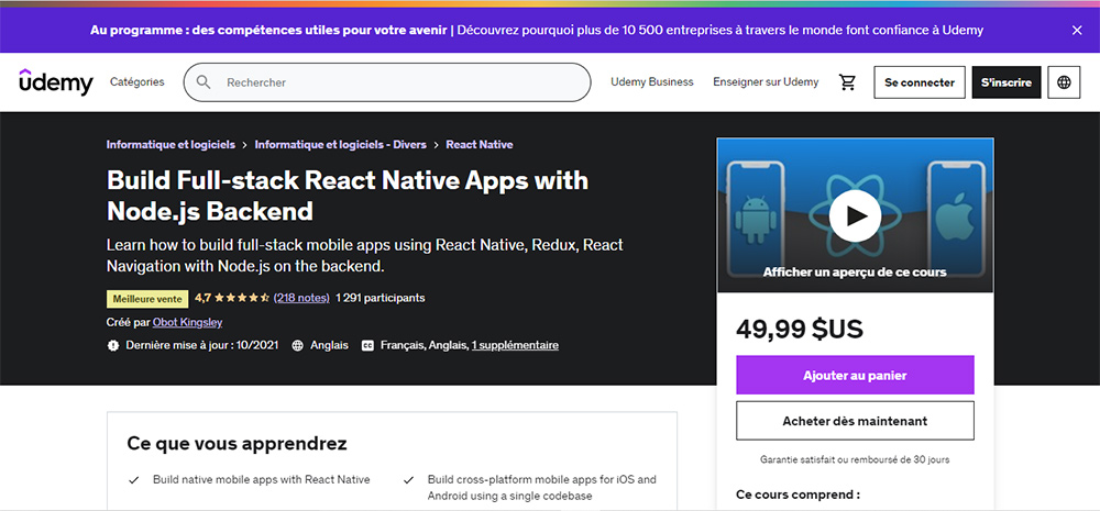 Tổng hợp các khóa học React Native từ cơ bản đến nâng cao - FreeC Blog