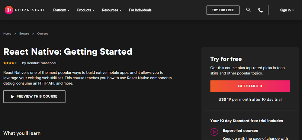 Tổng hợp các khóa học React Native từ cơ bản đến nâng cao - FreeC Blog